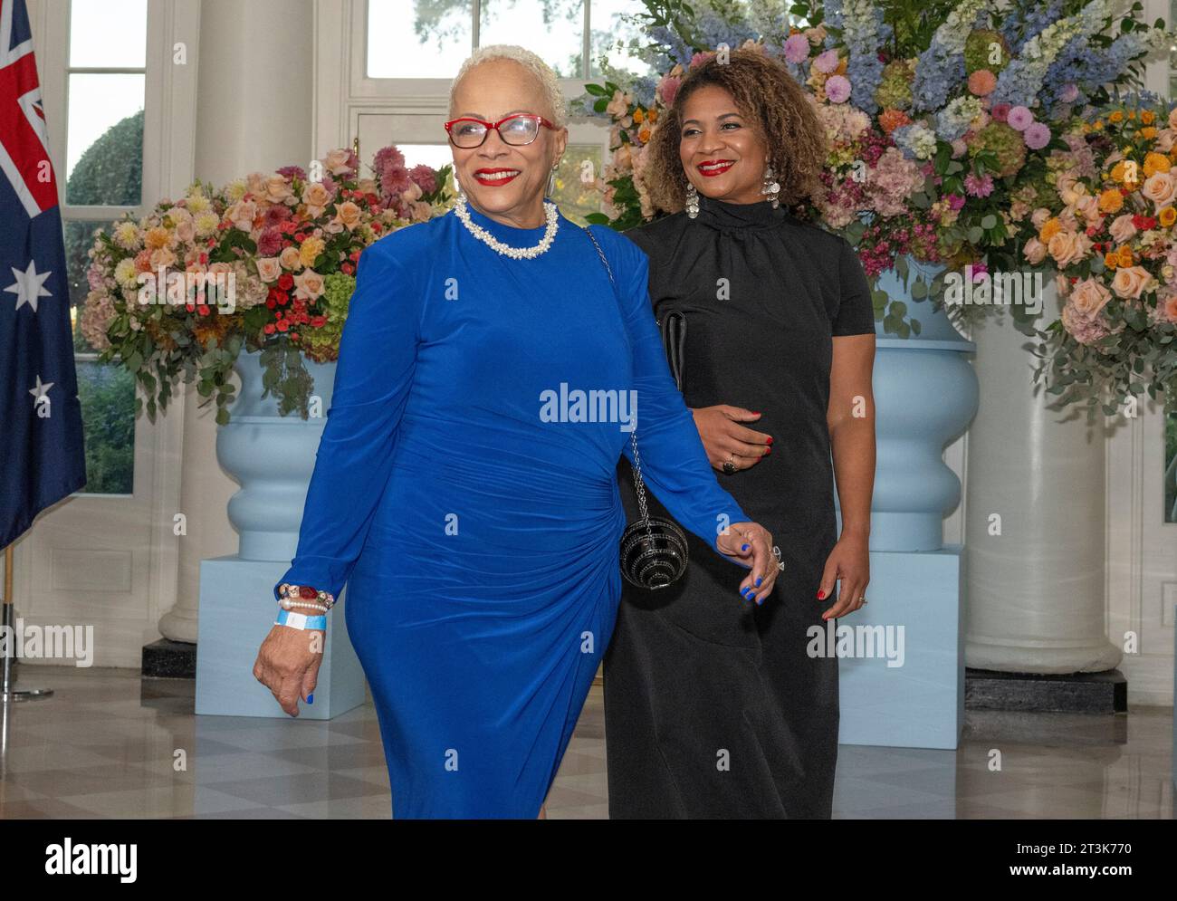 Washington, Vereinigte Staaten. 25th Oct, 2023. Fatima Goss Graves and ...