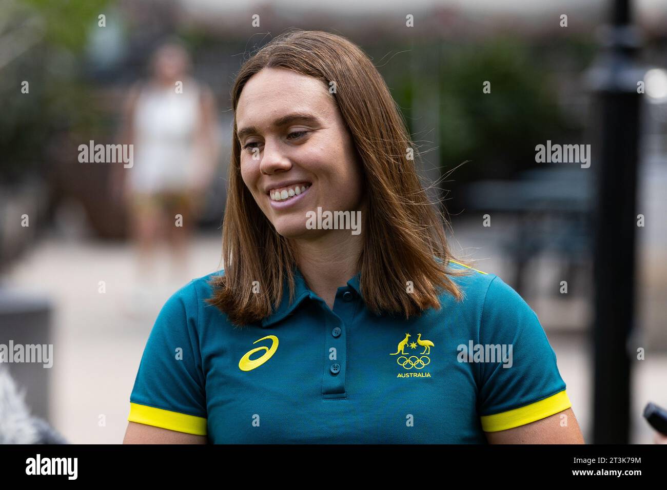 Brisbane, Australia. 26th Oct, 2023. Marathon swimmer﻿ Chelsea Gubecka ...