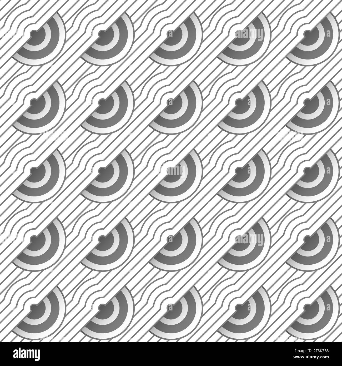 Seamless pattern of geometric shapes. Linear background template for ...