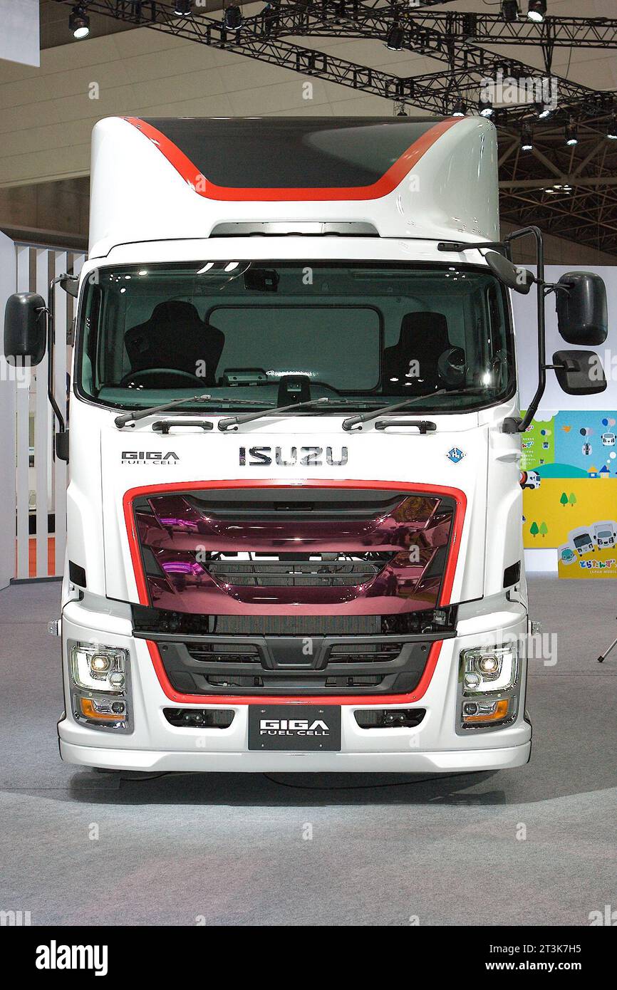Izuzu H2 Giga Truck at The Japan Mobility Show 2023 on October 25, 2023 ...