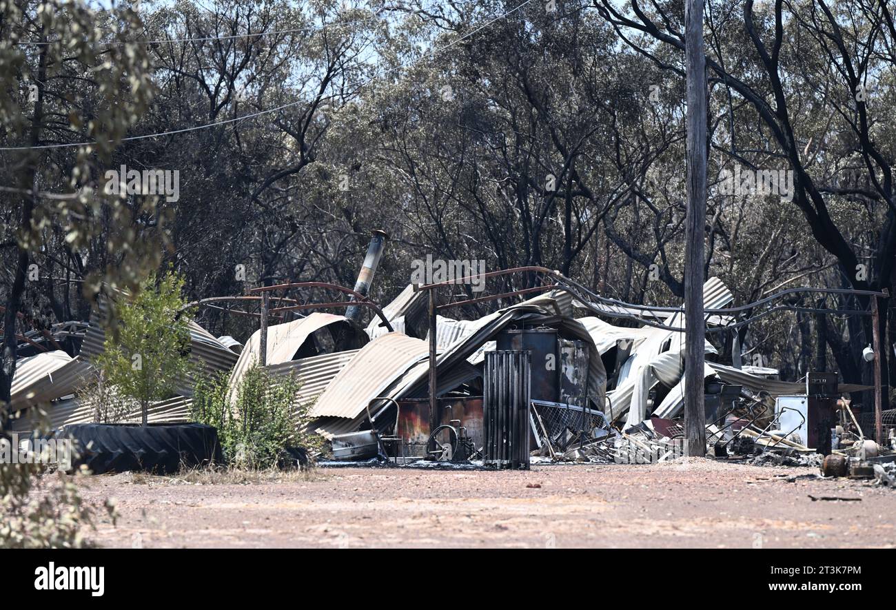 Tara, Australia. 26th Oct, 2023. A Property is seen after being ...