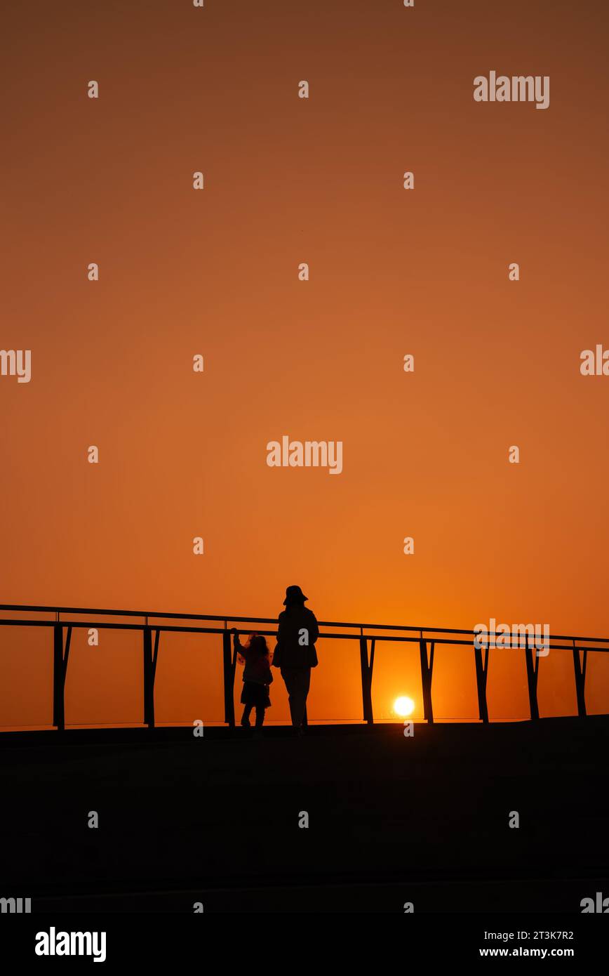 The Romantic Sunset of Xinglong Lake in Tianfu New Area, Chengdu Stock ...