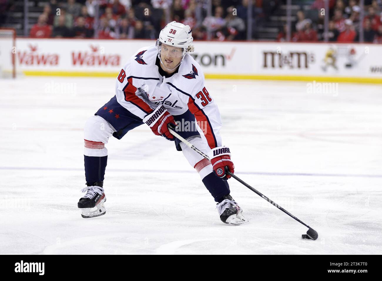 Washington Capitals defenseman Rasmus Sandin (38) in action against the ...
