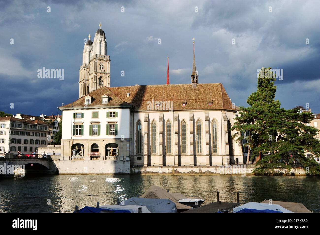 The street view of downtown Zurich, Switzerland Stock Photo - Alamy