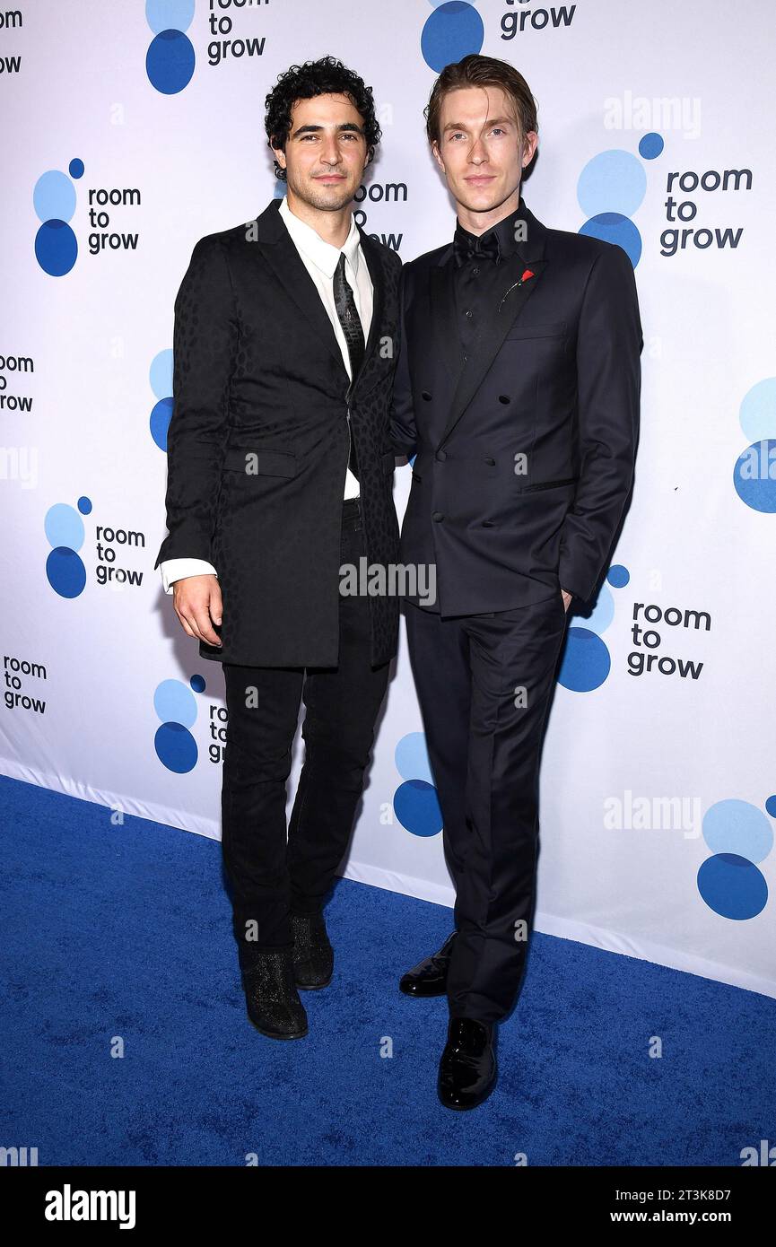 New York, USA. 25th Oct, 2023. (L-R) Zac Posen and Harrison Ball Attend ...