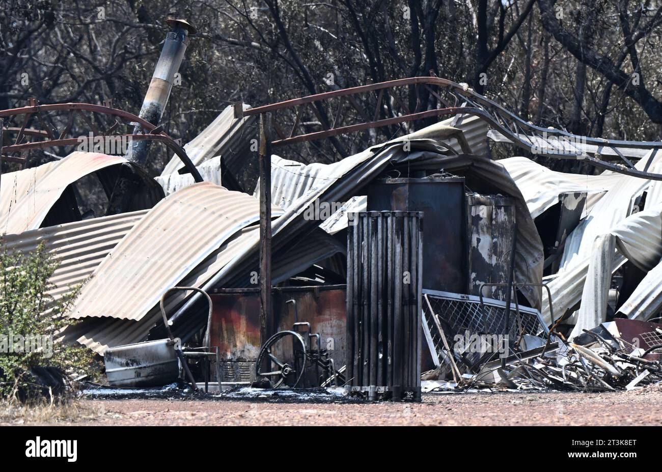 Tara, Australia. 26th Oct, 2023. A Property is seen after being ...