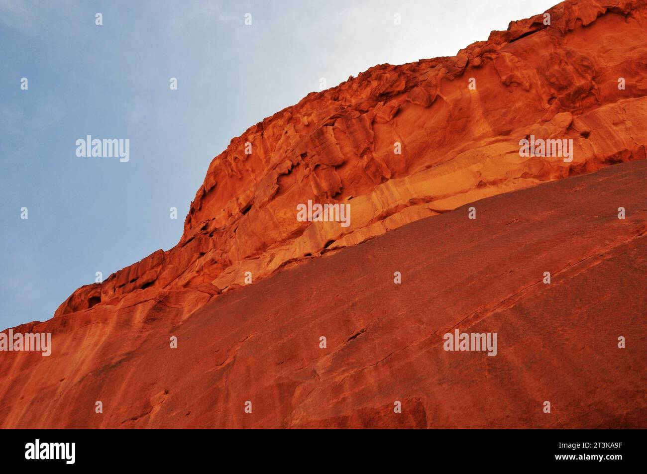 The landscape of the Wadi Rum desert in Jordan where the most Mars like ...
