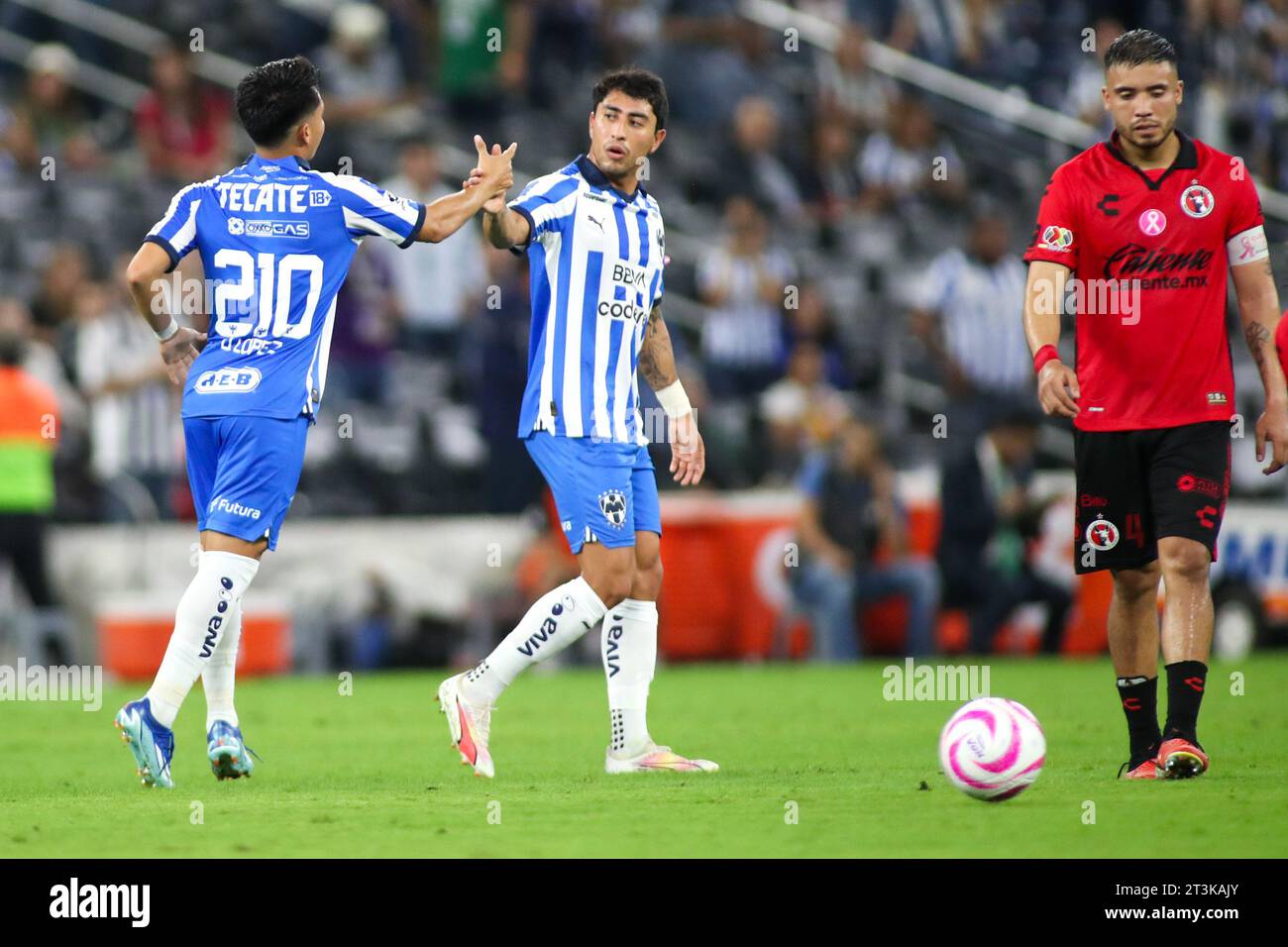 Monterrey, Mexico. 25th Oct, 2023. Liga BBVA MX postponed 4th round ...