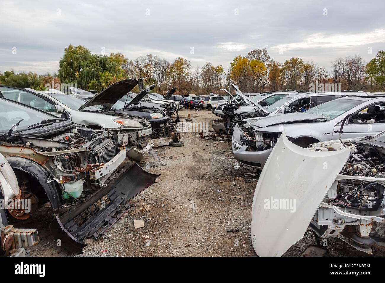 Partially disassembled vehicles hi-res stock photography and images - Alamy