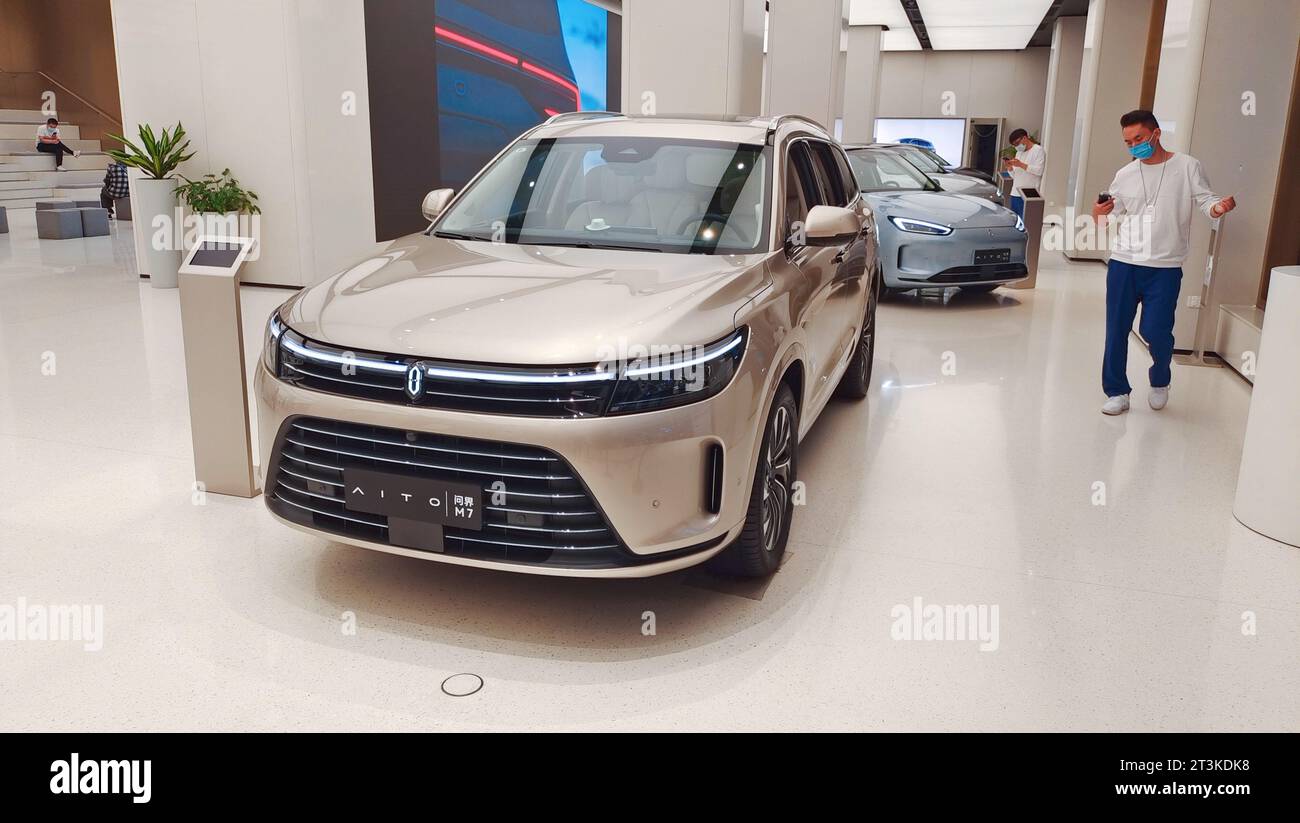 SHANGHAI, CHINA - OCTOBER 13, 2023 - (FILE) The AITO new energy ...