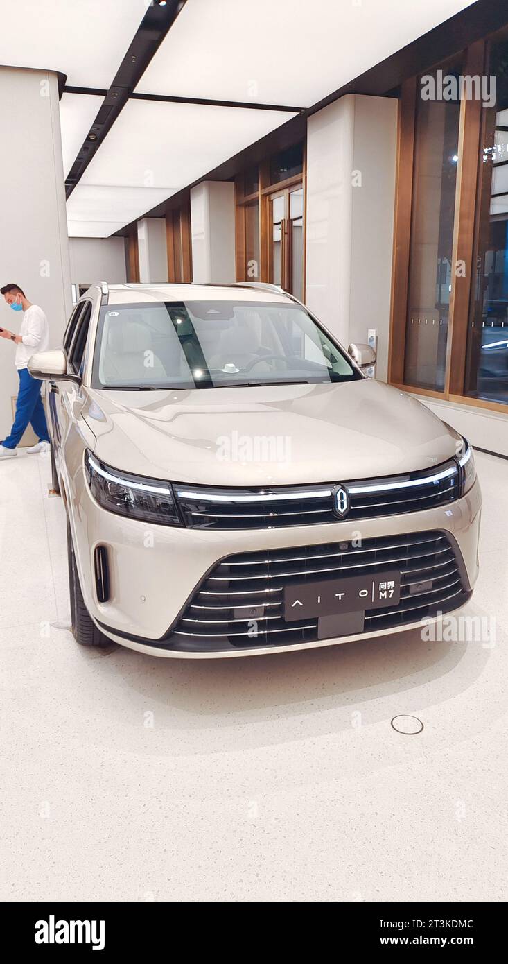 SHANGHAI, CHINA - OCTOBER 13, 2023 - (FILE) The AITO new energy ...