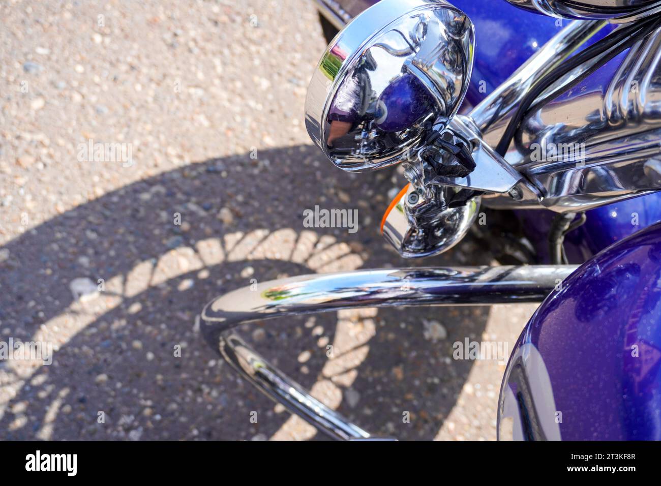 motorcycle close-up from different sides, separate parts of the ...