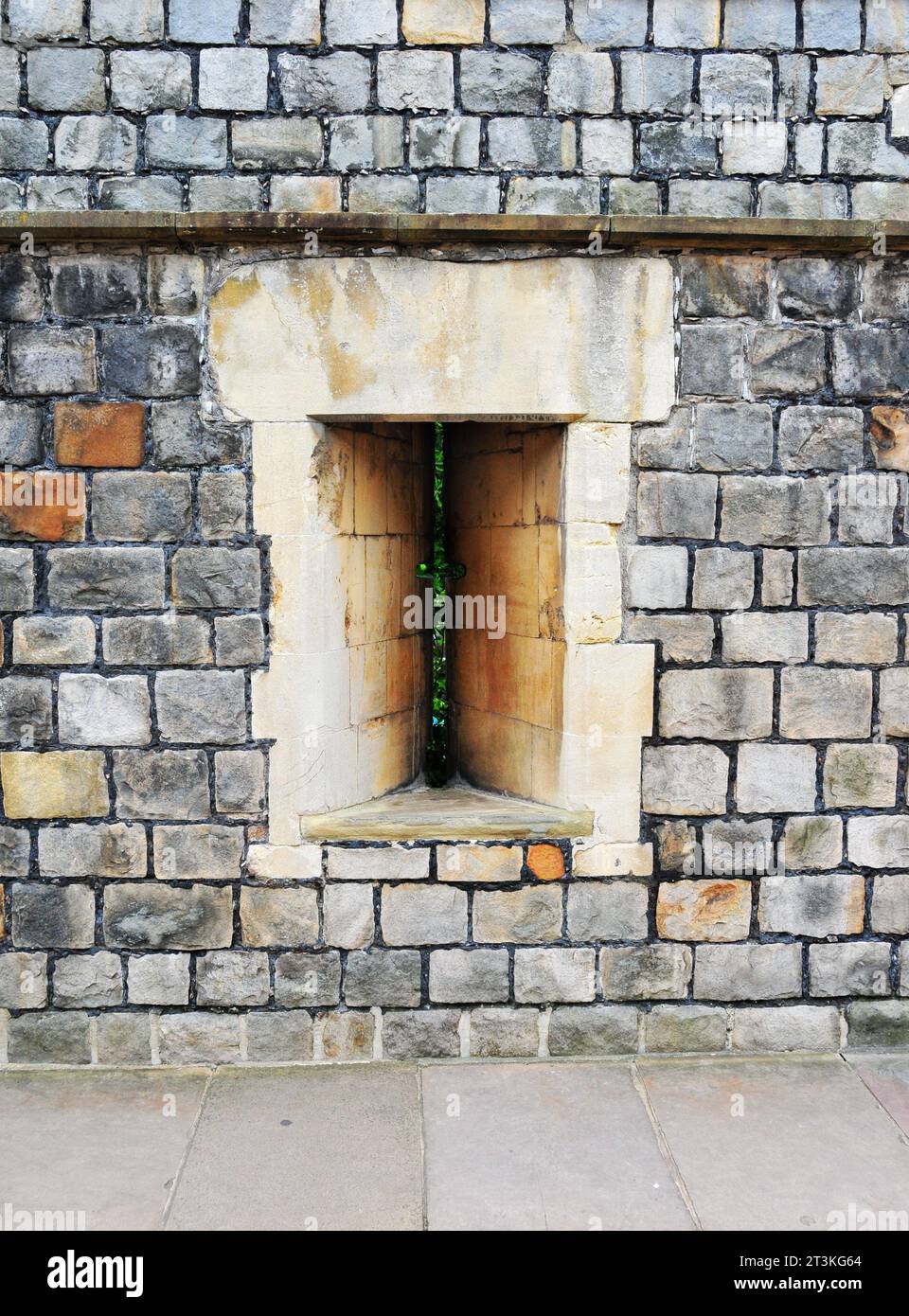 Photo of windows used for defense on ancient city walls Stock Photo - Alamy