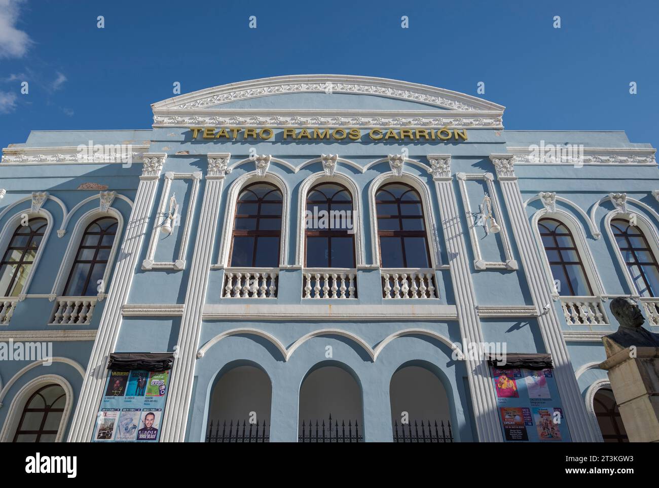 Ramos Carrion theatre. Located in the historic centre of Zamora, Spain ...
