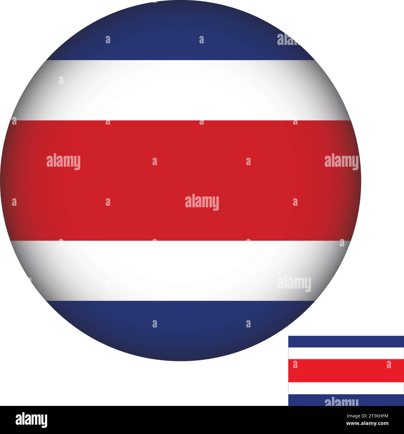 Costa rica white 3d Stock Vector Images - Alamy