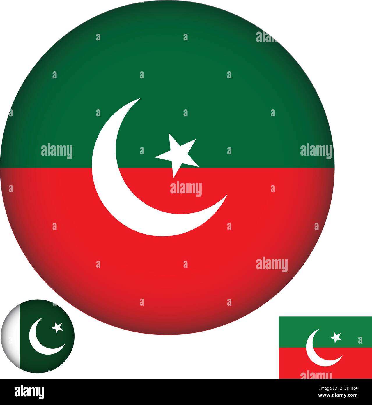Tehreek e insaf flag hi-res stock photography and images - Alamy