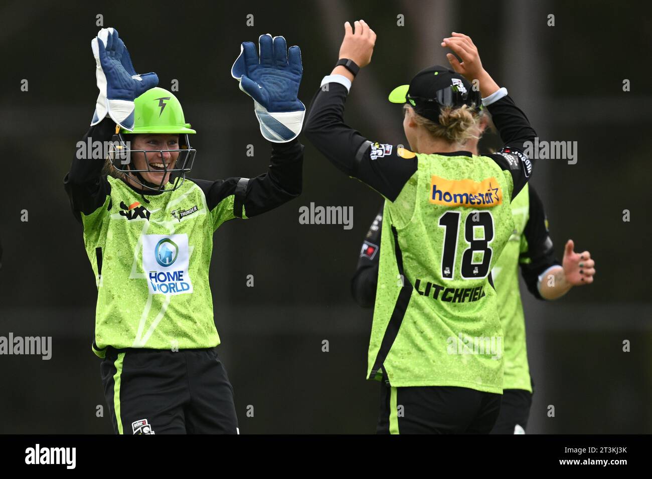 Sydney, Australia. 26th Oct, 2023. Phoebe Litchfield of the Thunder ...