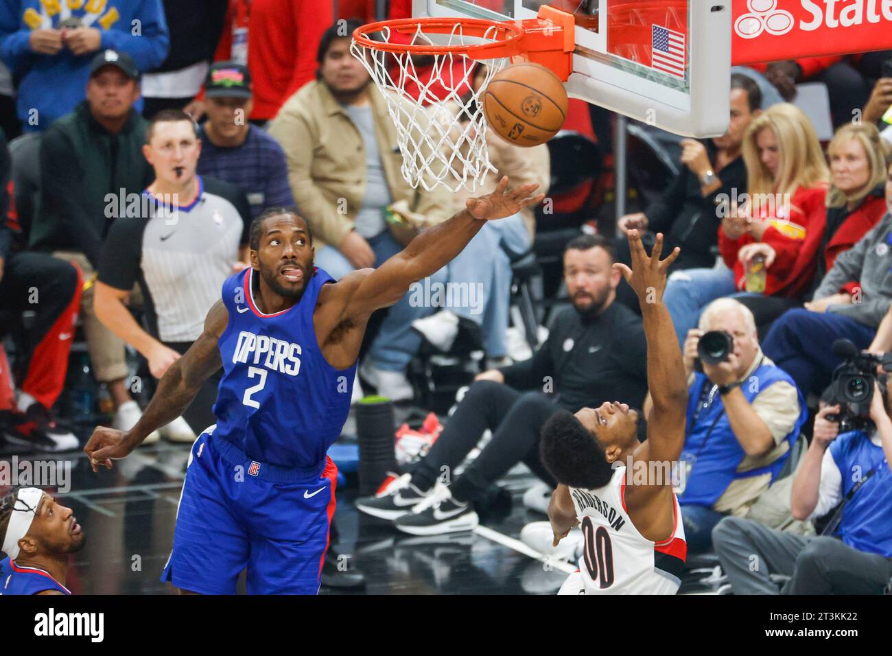 Los Angeles, California, USA. 25th Oct, 2023. Los Angeles Clippers ...
