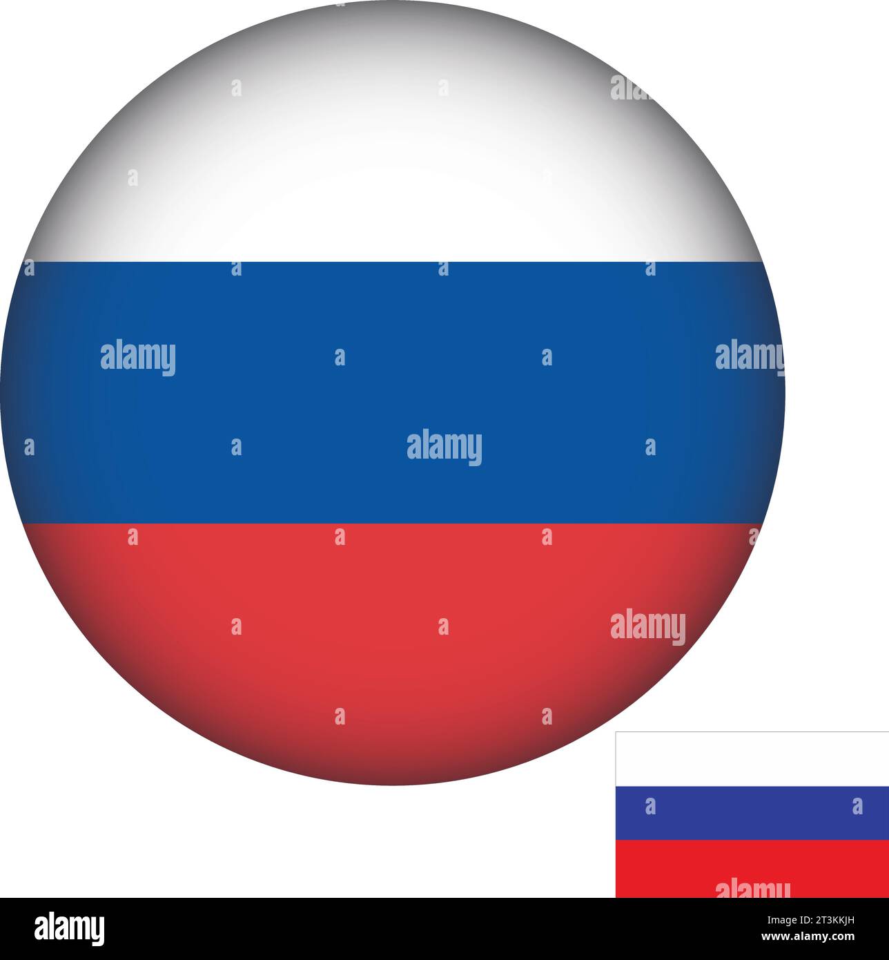 Russia flag circle hi-res stock photography and images - Alamy