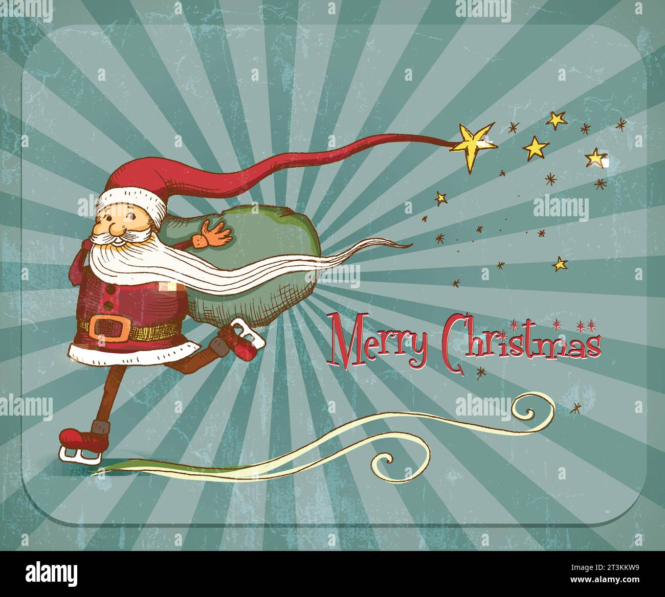 Christmas with santa Royalty Free Vector Image Stock Vector Image & Art ...