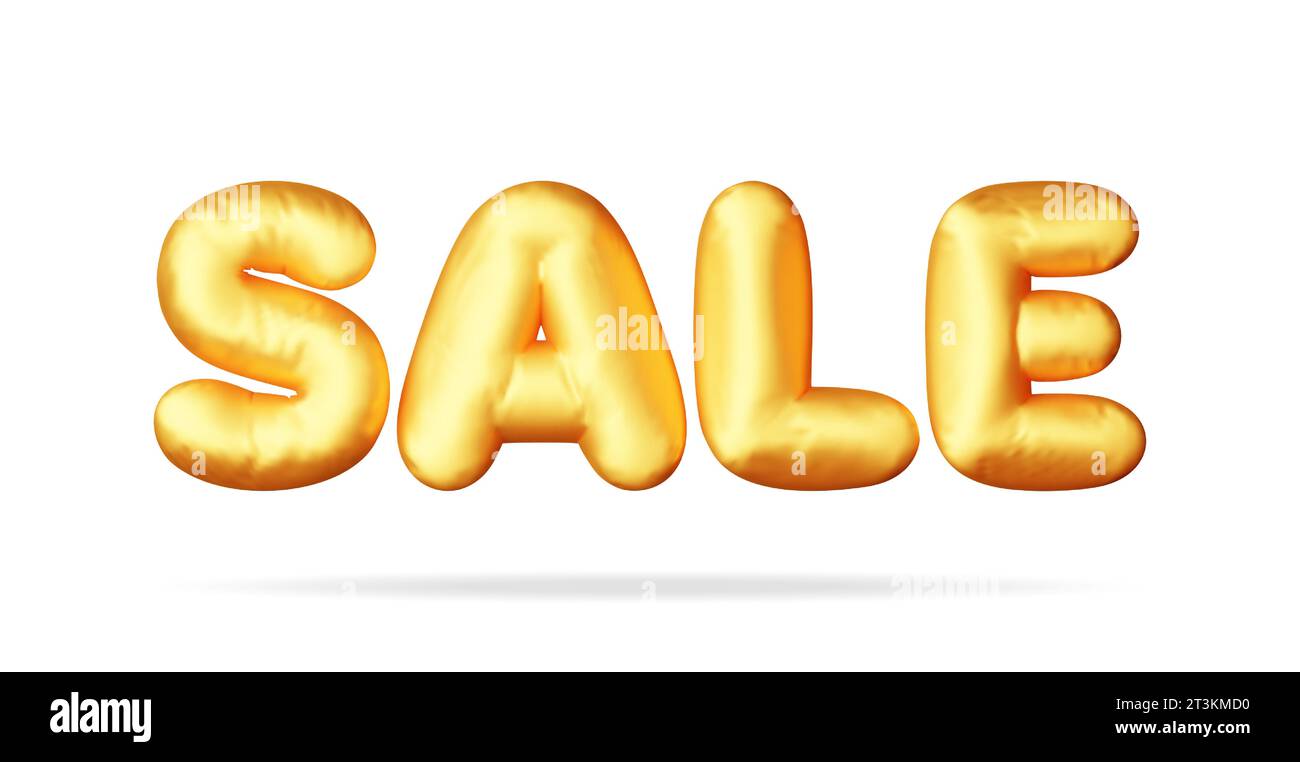 Gold foil letter balloon Stock Vector Images - Alamy