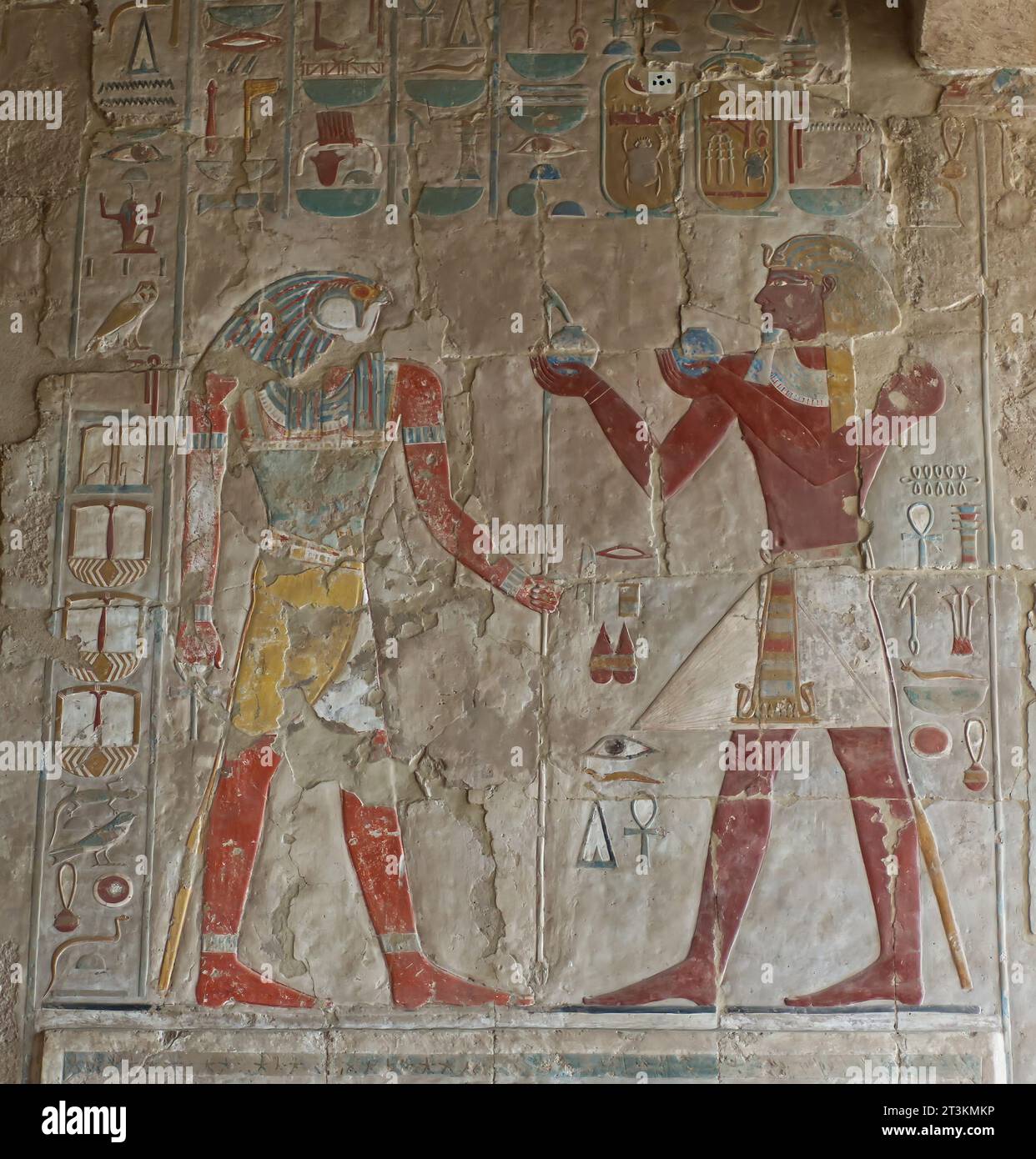 Ancient egyptian hieroglyphs paintings hi-res stock photography and ...