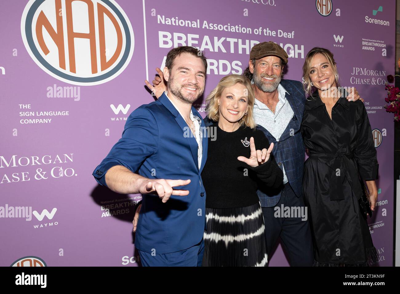 Los Angeles, USA. 25th Oct, 2023. Daniel Durrant, Marlee Matlin, Troy ...