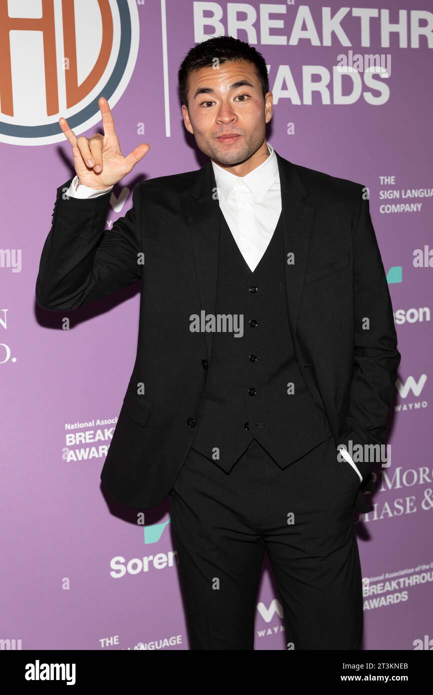 Los Angeles, USA. 25th Oct, 2023. Chella Man attends the arrivals of ...