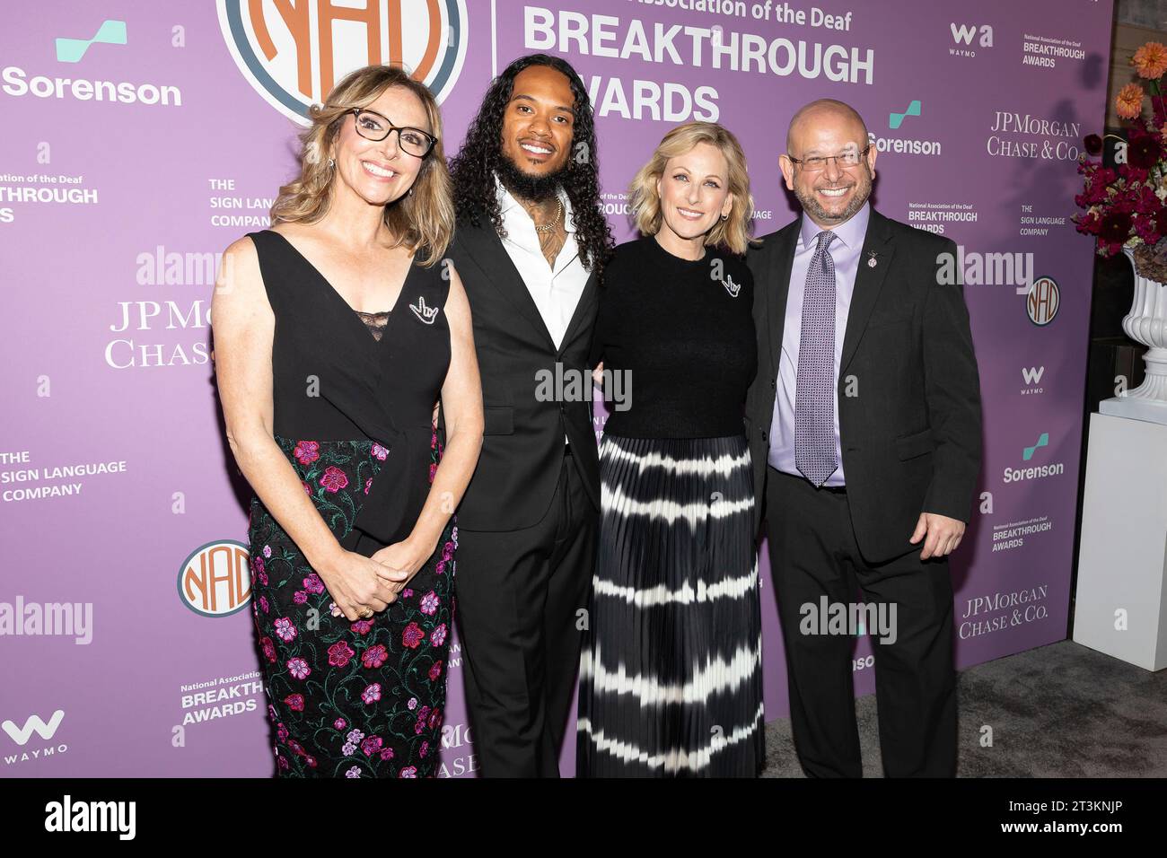 Los Angeles, USA. 25th Oct, 2023. Alexis Kashar, Shaheem Sanchez ...