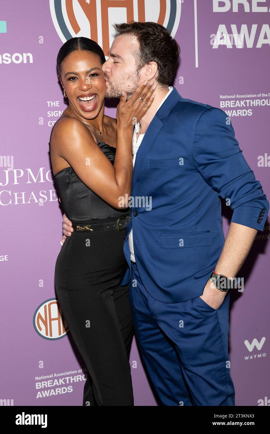 Los Angeles, USA. 25th Oct, 2023. Britt Stewart and Daniel Durrant ...