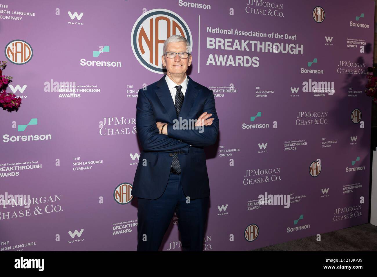 Los Angeles, USA. 25th Oct, 2023. Tim Cook attends the arrivals of The ...