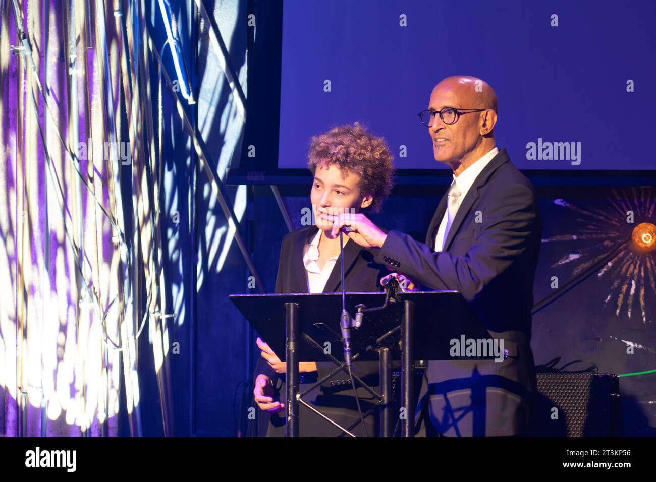 Amadeus Belafonte and David Belafonte attends The Belafonte Family ...