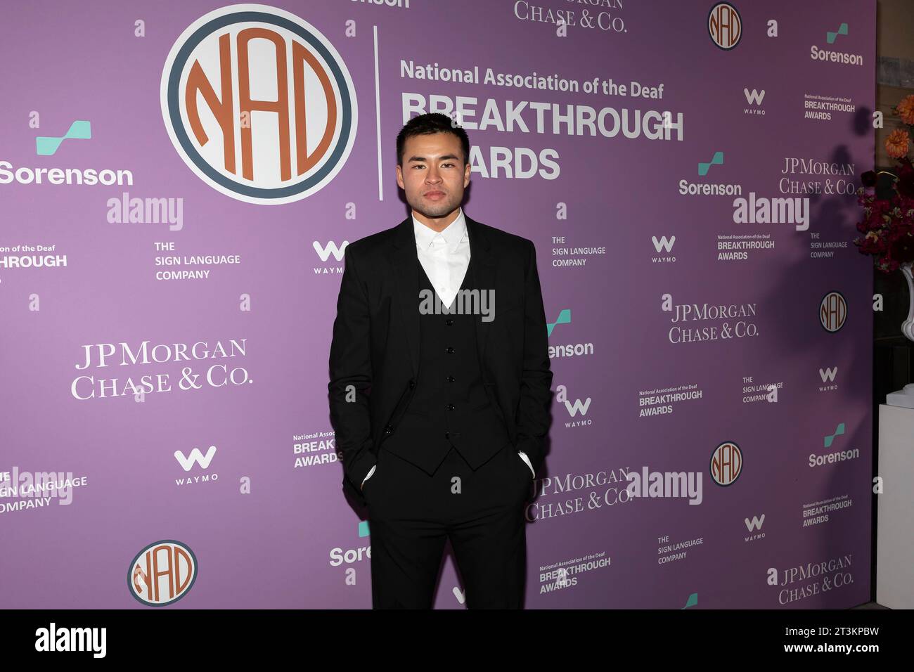 Los Angeles, USA. 25th Oct, 2023. Chella Man attends the arrivals of ...