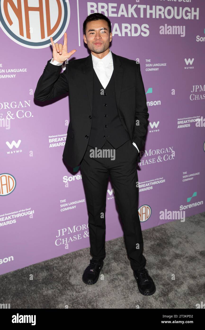 Los Angeles, USA. 25th Oct, 2023. Chella Man attends the arrivals of ...