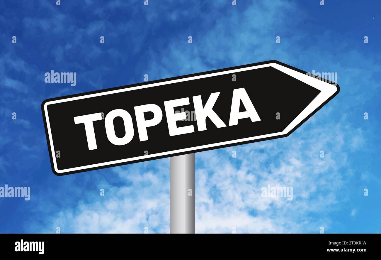Topeka road sign hi-res stock photography and images - Alamy