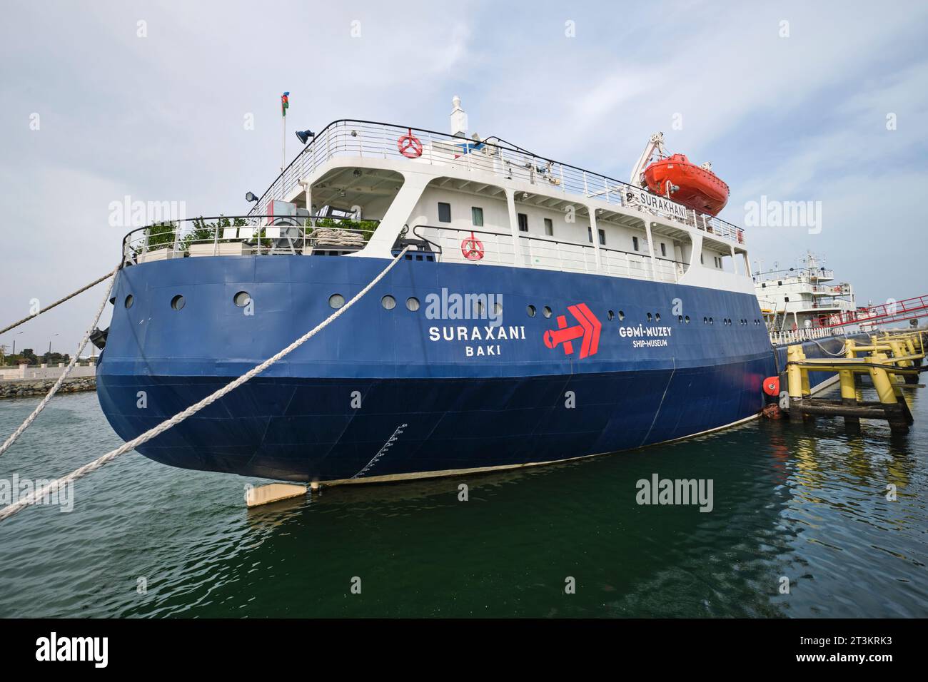A stern view of an early, vintage, retro, original ship used for the ...