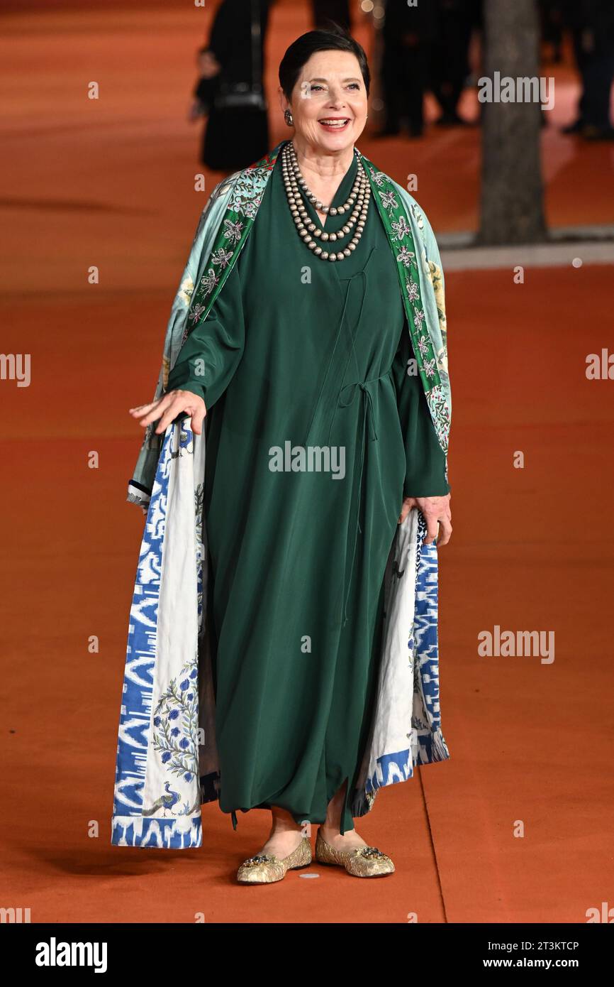 Isabella Rossellini 18th Edition of Rome Film Fest Red Carpet of the ...