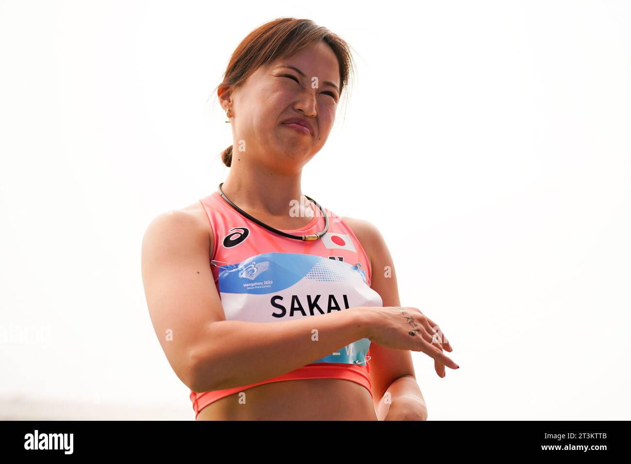 Hangzhou, China. 26th Oct, 2023. Sonomi Sakai (JPN) Athletics : Women's Long Jump T20 Final at ...