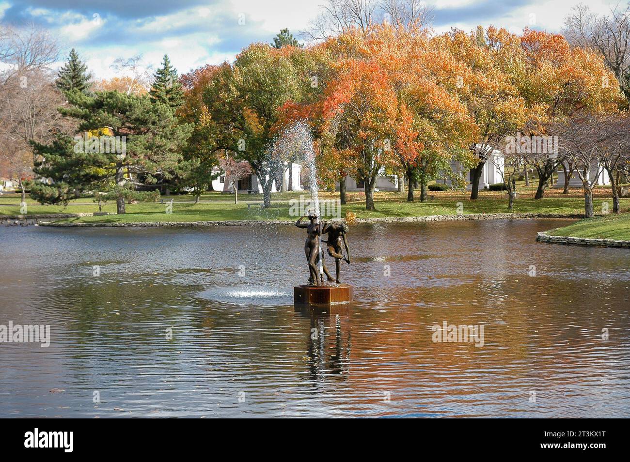 The Forest Lawn, Cemetery in Buffalo, New York Stock Photo - Alamy