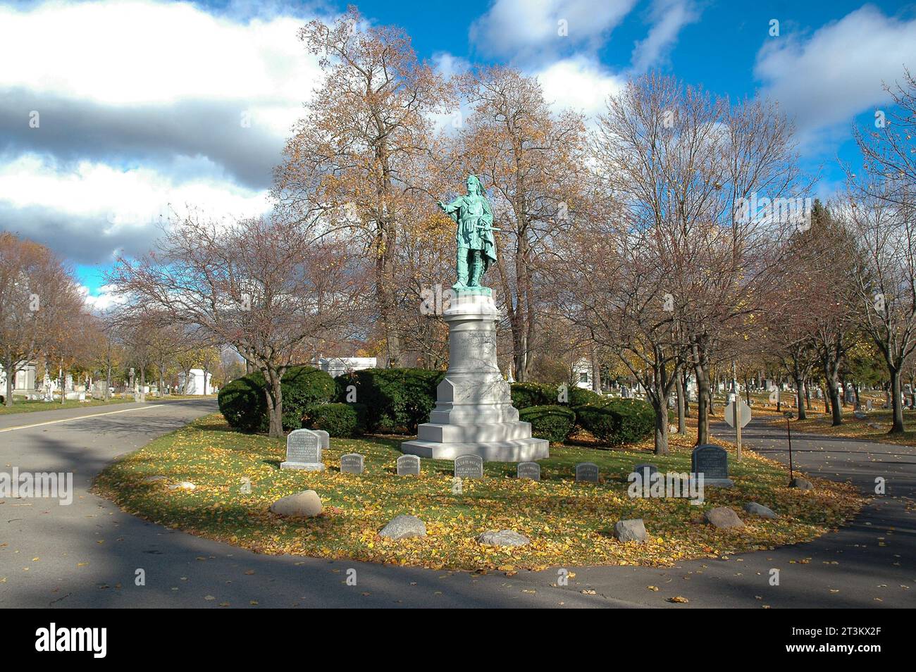 The Forest Lawn, Cemetery in Buffalo, New York Stock Photo - Alamy