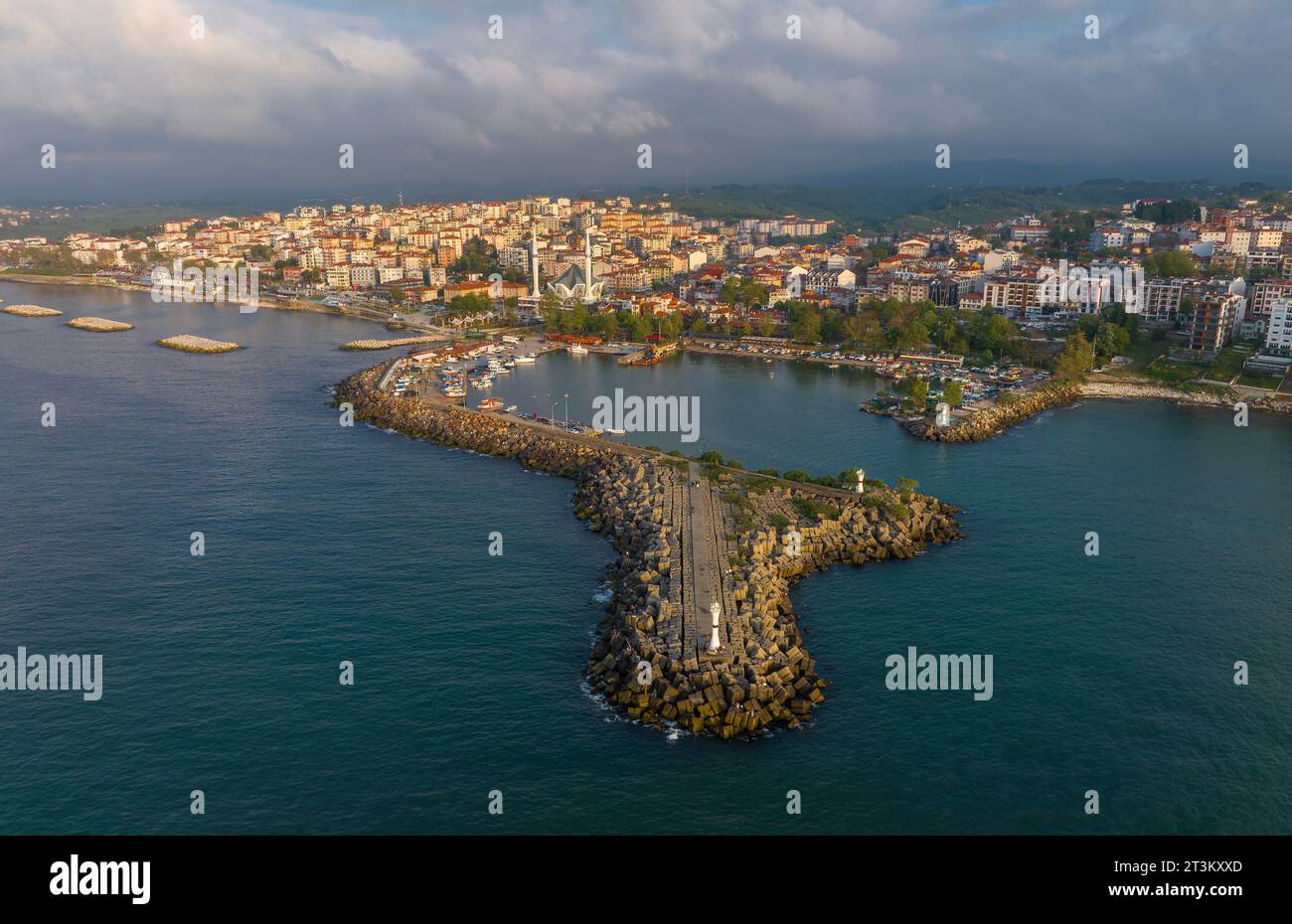 Akcakoca Town coastal view in Duzce Province Stock Photo - Alamy