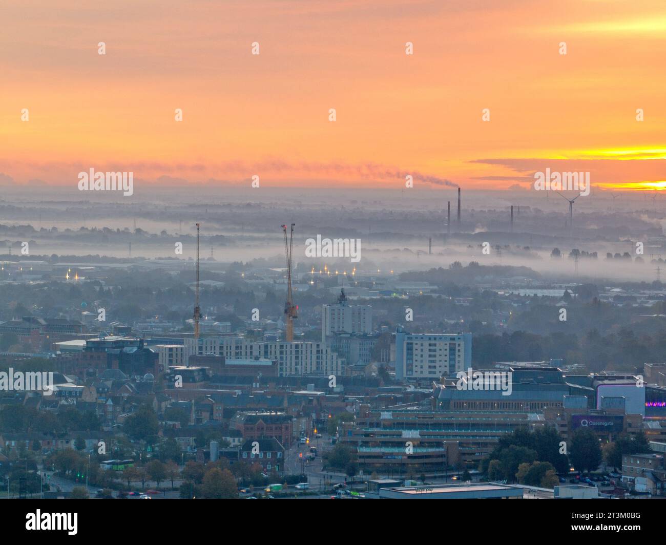 Peterborough, UK. 23rd Oct, 2023. After heavy rain and floods recently ...