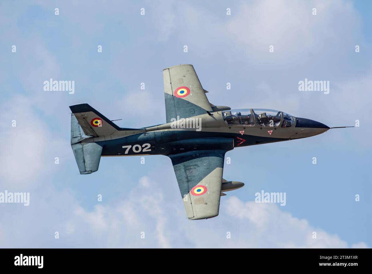 IAR 99 Soim (romanian for Falcon) of Romanian Air Force flying at ...