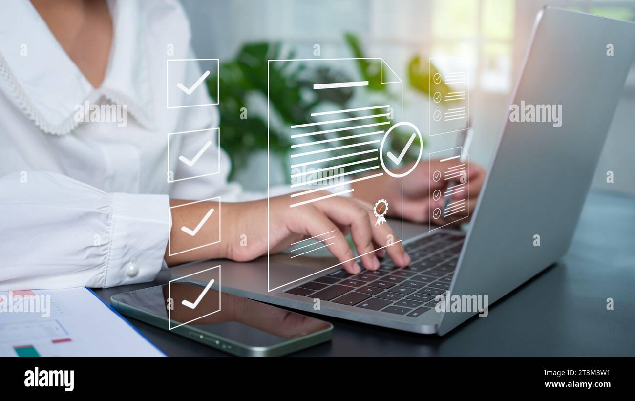 Checklist and filling survey form online. Document management system ...