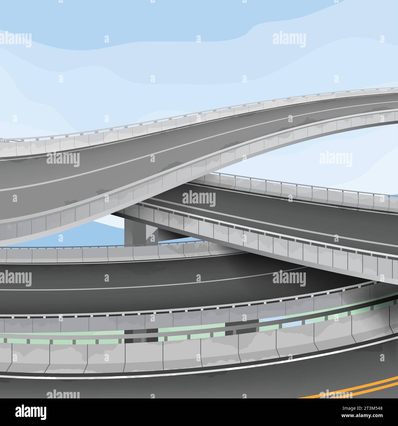 Expressway motorway Stock Vector Images - Alamy