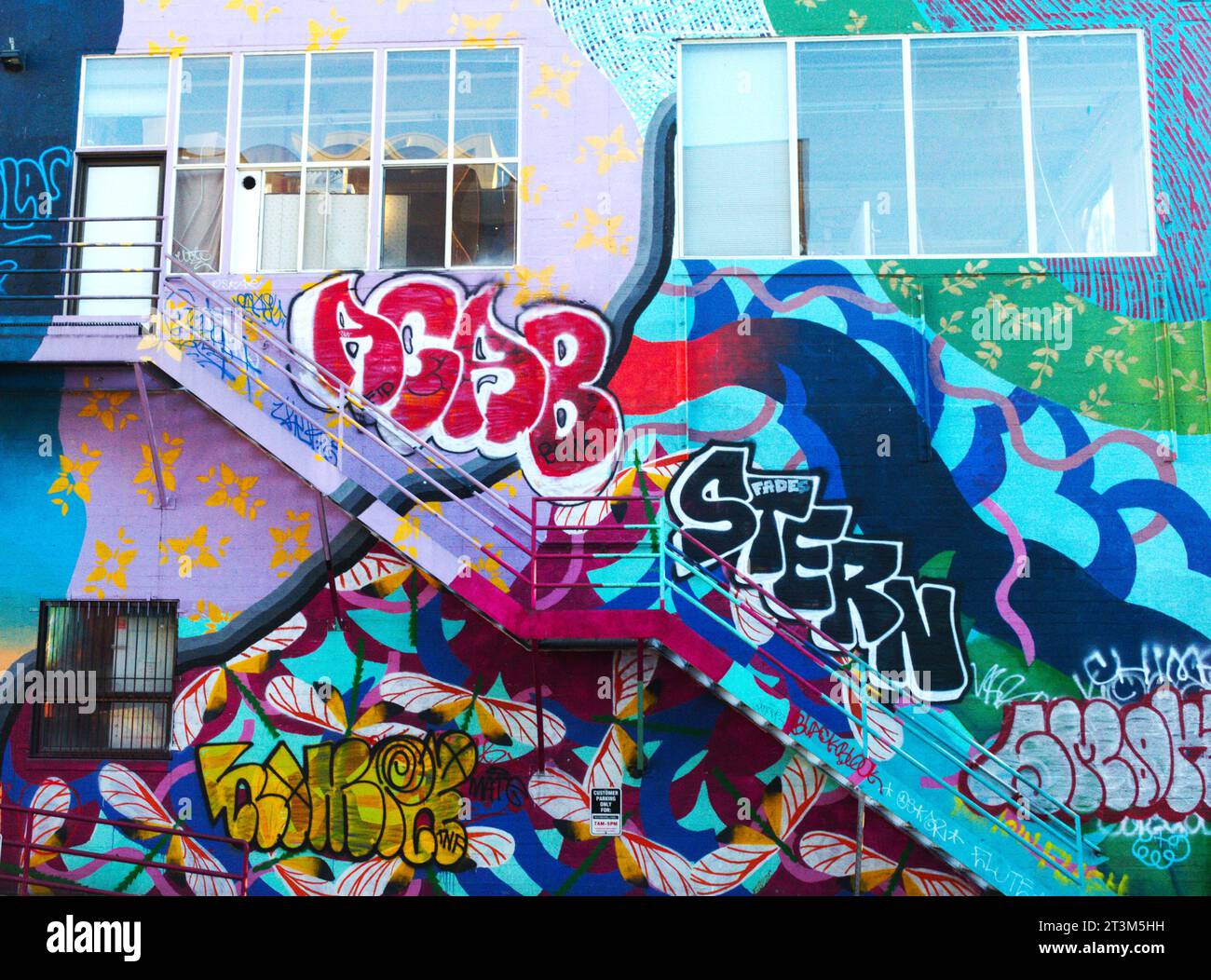 Graffiti on a Seattle building during popular Black Lives Matter ...