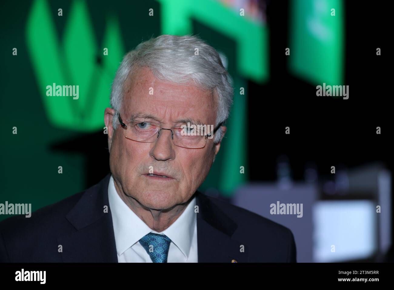Perth, Australia. 26th Oct, 2023. Wesfarmers Chairman, Michael Chaney ...
