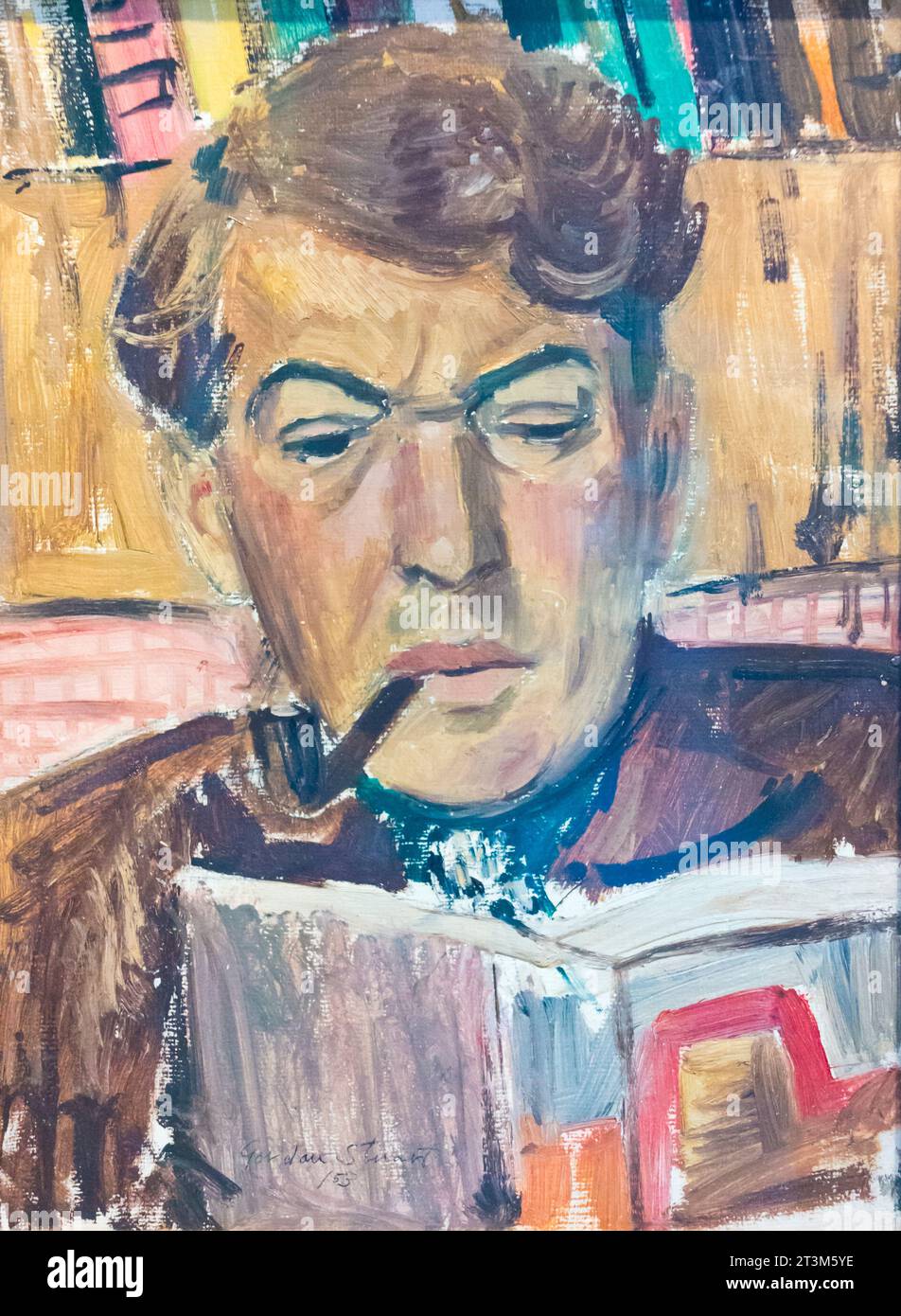 Kingsley Amis by Gordon Stuart Stock Photo - Alamy