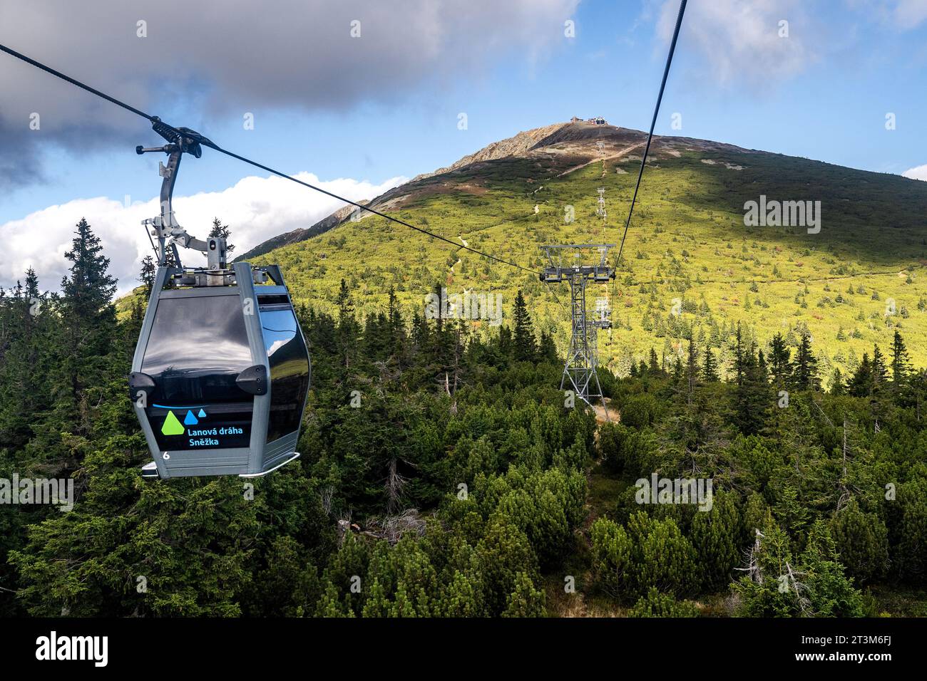Pec Pod Snezkou, Czech Republic. 23rd Oct, 2023. Upper section of the ...