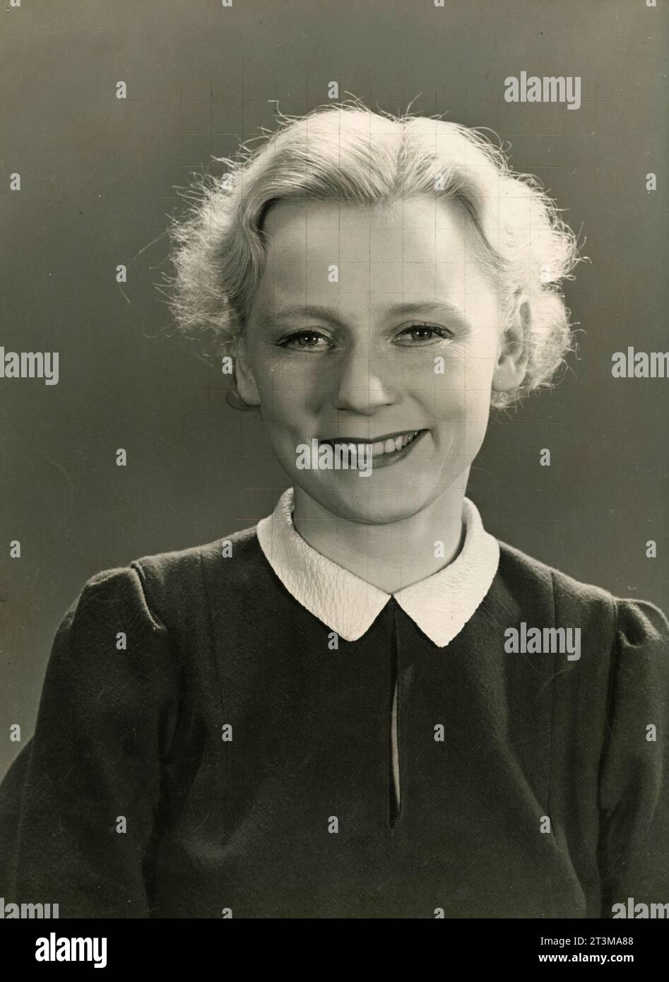 Danish actress Karen Lykkehus in the movie Millionaer Drengen, Denmark ...